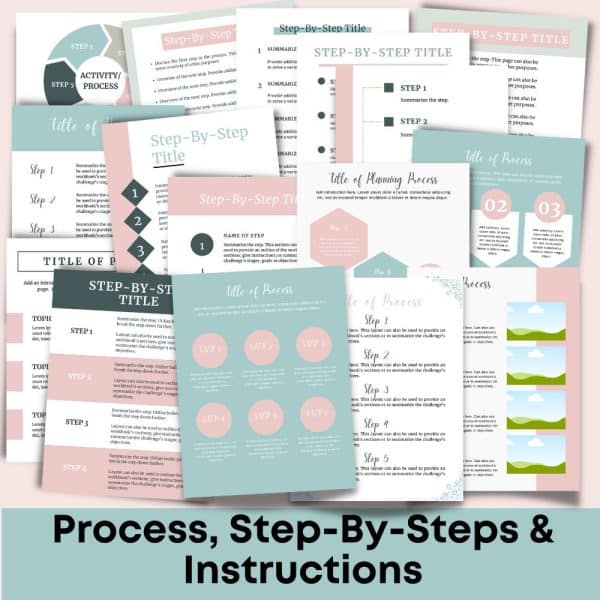 DIY Workbook Kit (Palette: Soft Tropics) | That PLR Girl