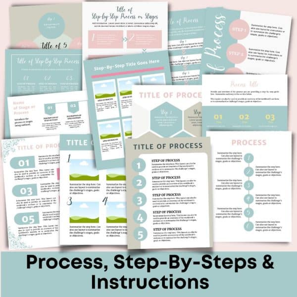 DIY Workbook Kit (Palette: Soft Tropics) | That PLR Girl