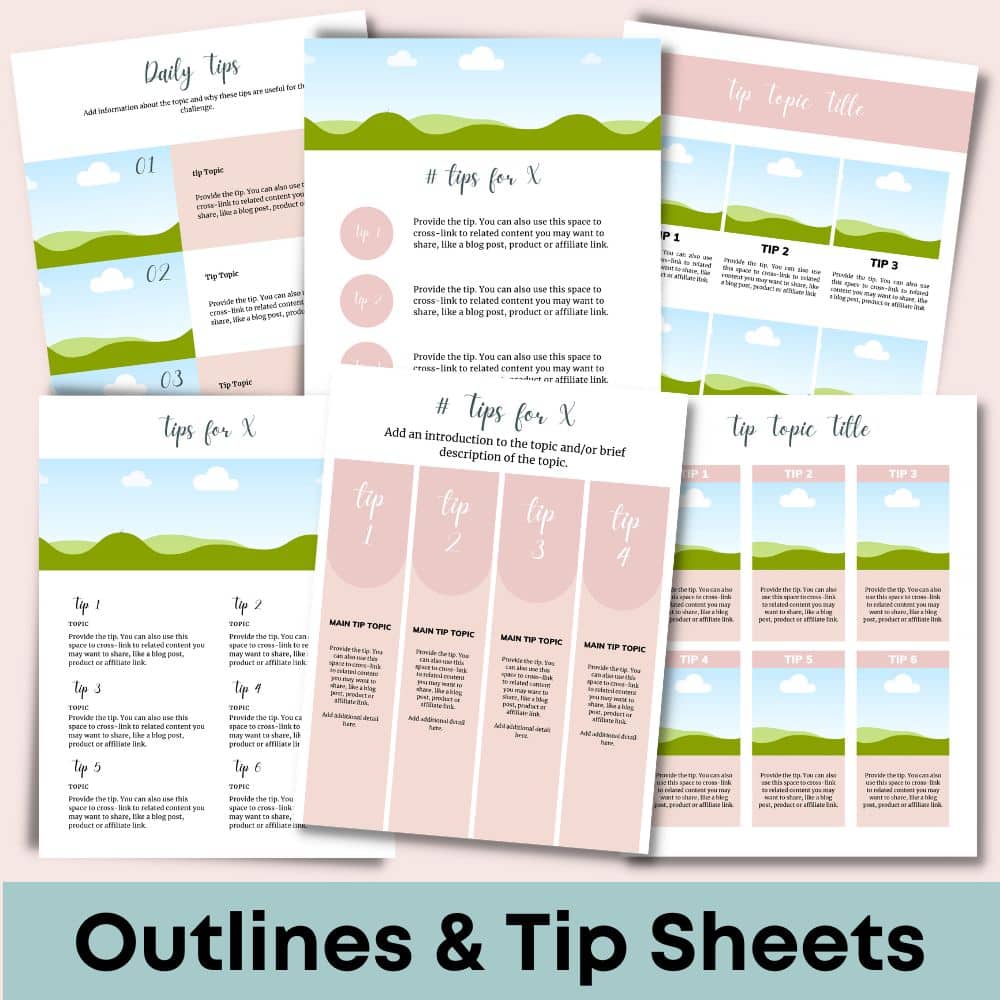 DIY Workbook Kit (Palette: Soft Tropics) | That PLR Girl